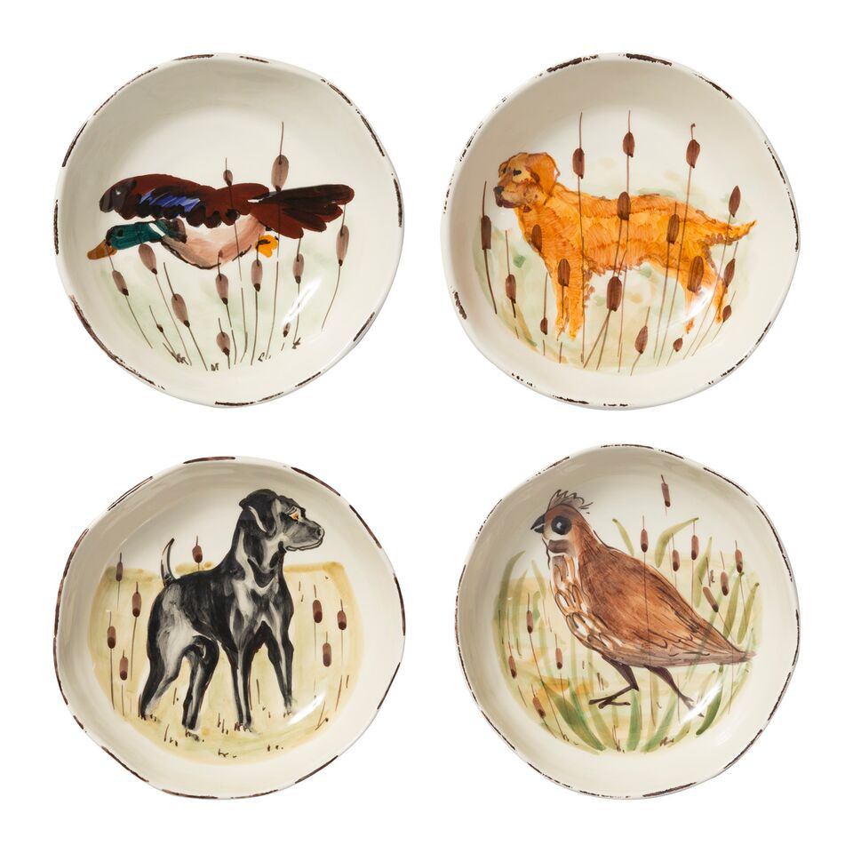 Vietri Wildlife Quail Pasta Bowl