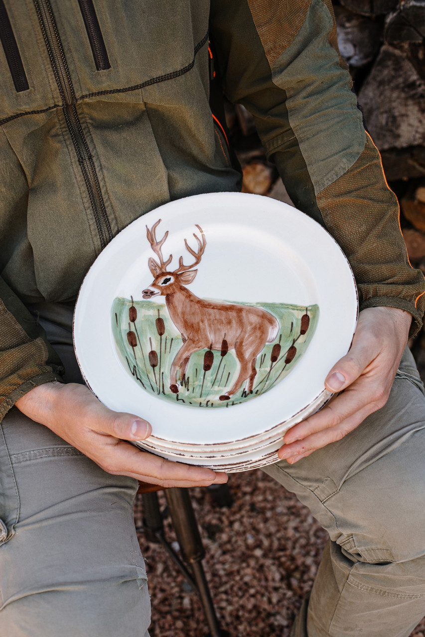 NEW! Wildlife Deer Dinner Plate