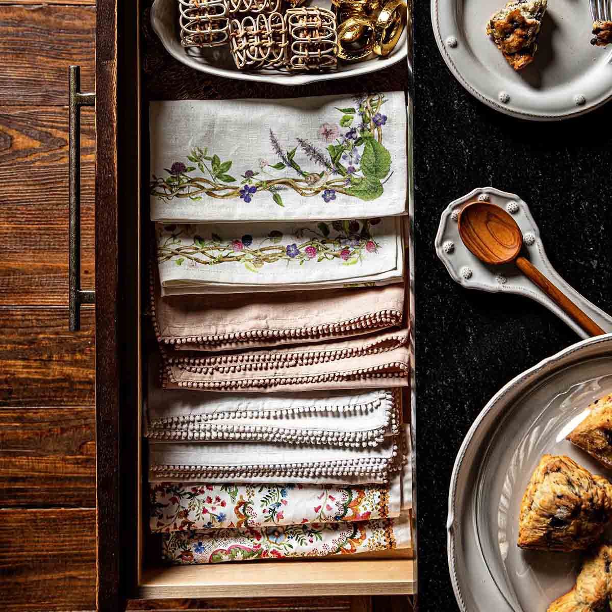 Emilie Chambray Napkin Set/4