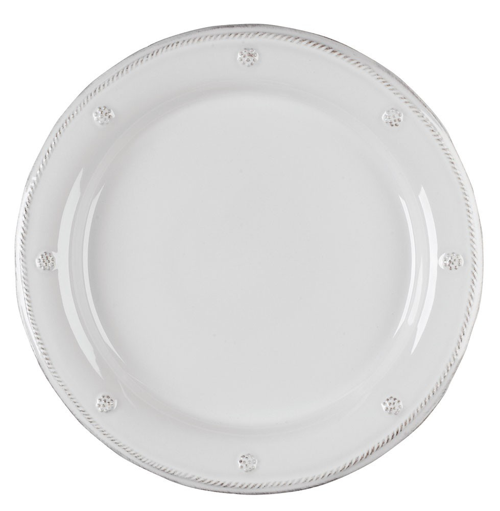 Juliska Berry & Thread French Panel Whitewash Dinner Plate