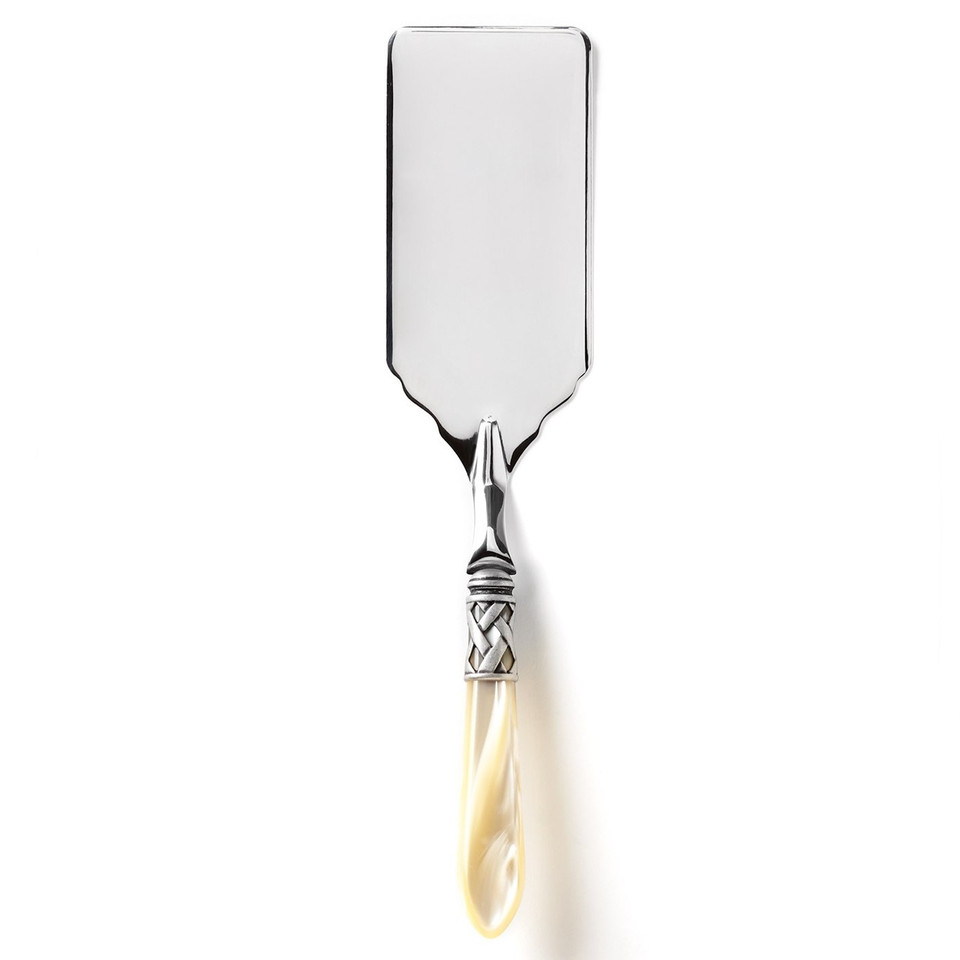 Aladdin Antique Ivory Lasagna Server - Plum Pudding