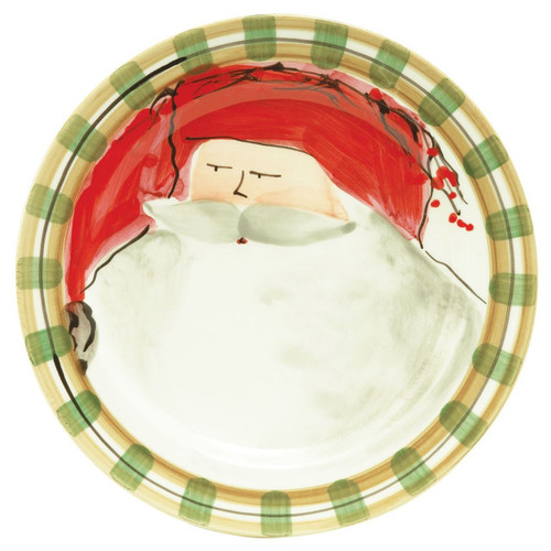 Old St Nick Red Hat Dinner Plate