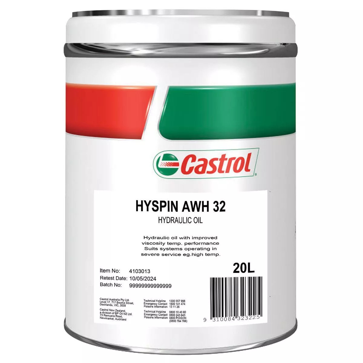 Castrol HYSPIN AWH32 20L | Oila