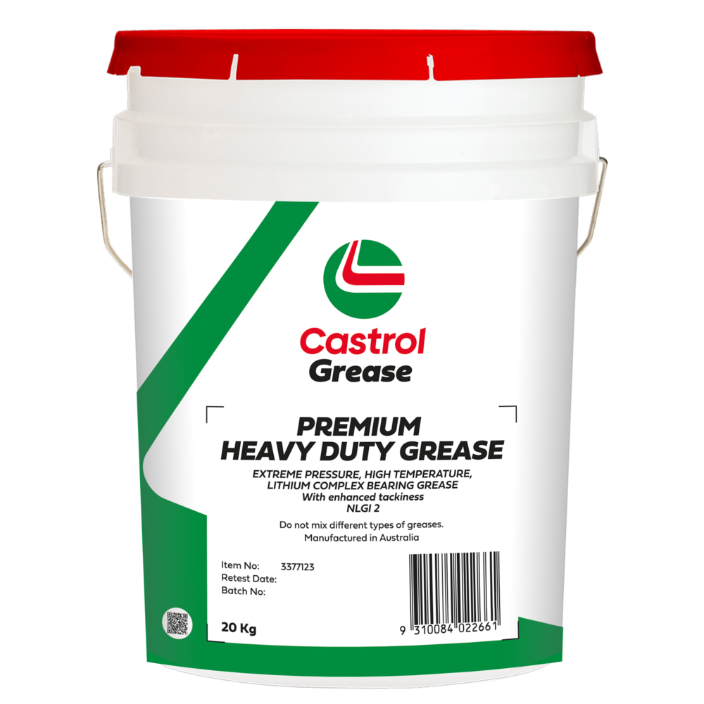 Castrol Premium Heavy Duty Grease_20 Kg Lithium Complex NLGI-2 Multi ...