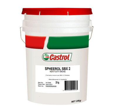 Castrol Spheerol SBX2_20Kg – EP Lithium Complex Grease with MoS₂