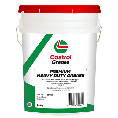 Castrol Premium Heavy Duty Grease_20 Kg – Lithium Complex NLGI 2 Mult ...