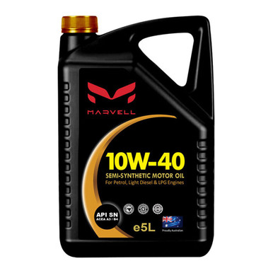 Marvell 10W-40 SN/A3/B4 Semi Syn Engine Oil (5L)