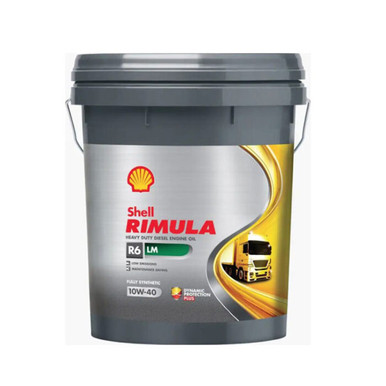Shell RIMULA R6 LM 10W40 CK4_20L Diesel Engine Oil Low Emissions, DAF ...