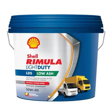 Shell RIMULA LD5 LOW ASH 10W40_7.5L Diesel Engine Oil