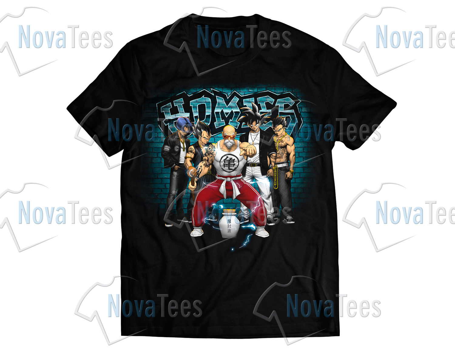 Dragon Ball Z Master Roshi & Gang T-Shirt | Street Style Anime T-shirt ...