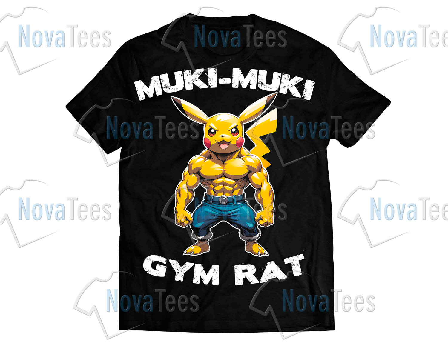 Pikachu Muki Muki T-Shirt | Cute and Quirky Japanese Graphic Tee for ...