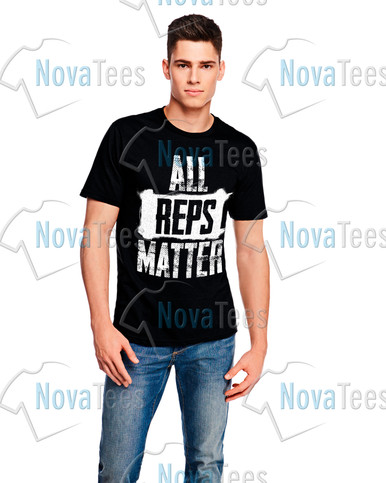 All Reps Matter Gym T-Shirt | Motivational Fitness Tee for Male ...
