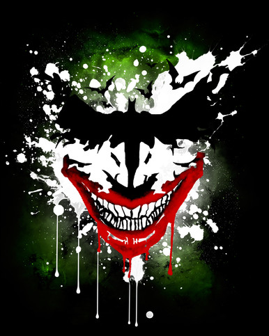 Batman Joker smile