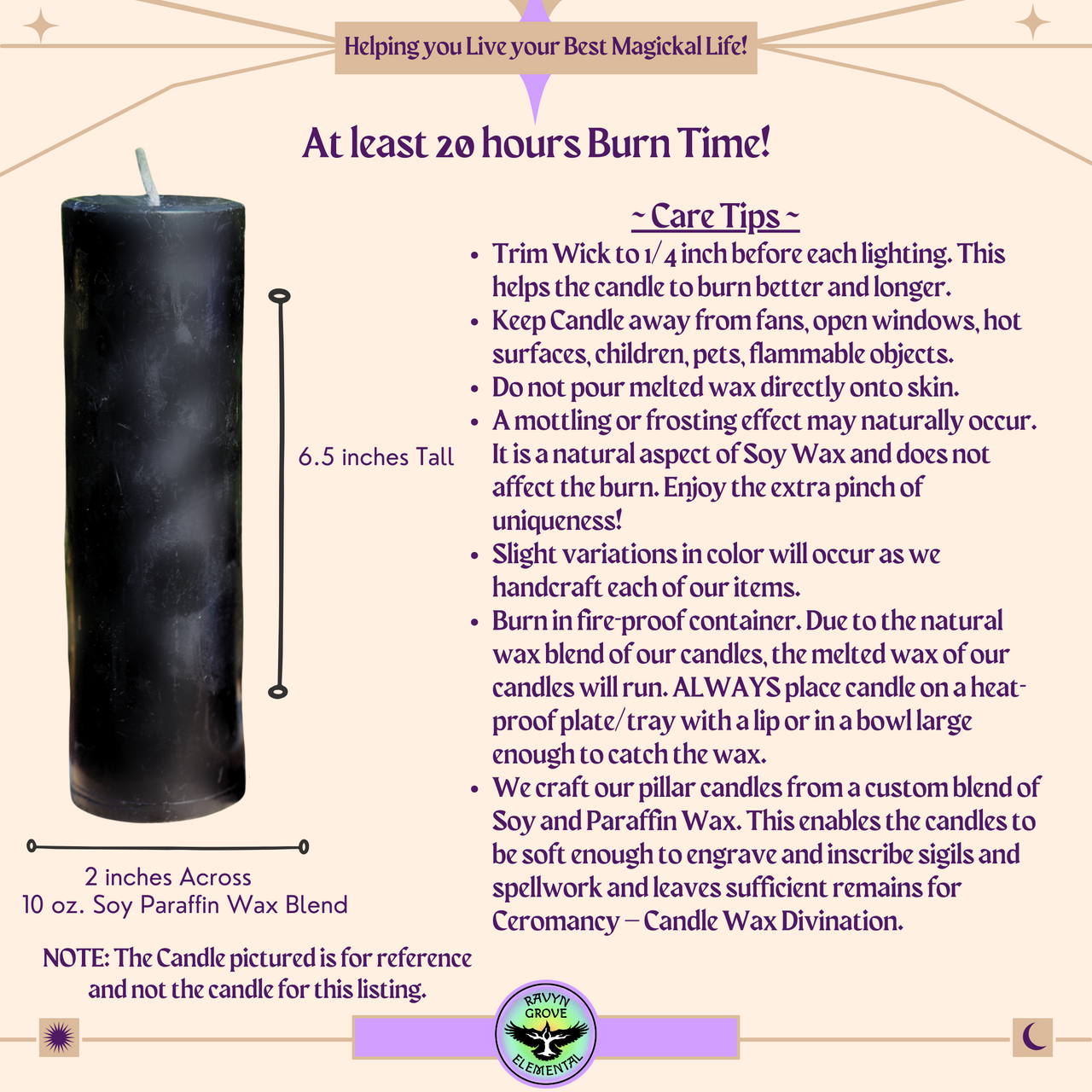 Third Eye Candle - Awaken Your Third Eye! Infused with our Third Eye Oil!