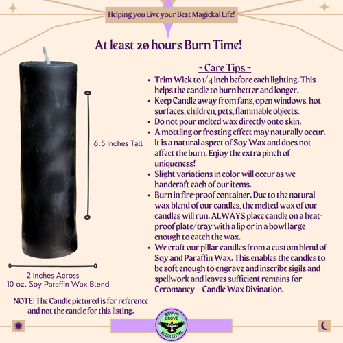 BOSS FIX Pillar Candle - Infused with our BOSS FIX OIL!