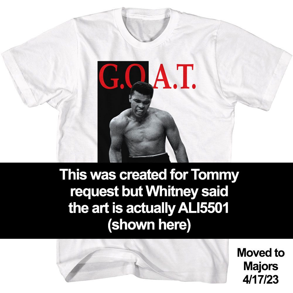 MUHAMMAD ALI ALI GOAT s/s tee