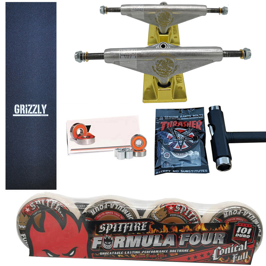 spitfire wheel forged 5.25inch VENTURE skateboard trucks good quality ...