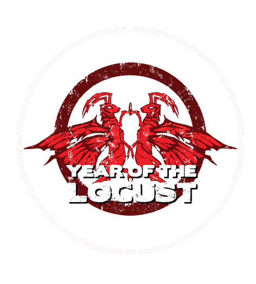 Year of the Locust | Logo | 1 inch pin