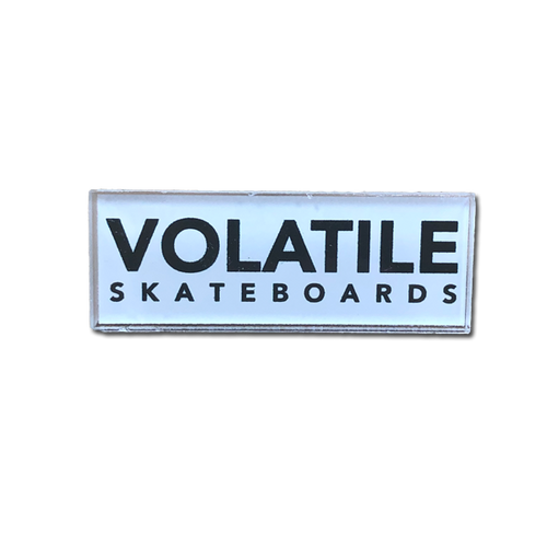 Volatile Skateboards | Simple Logo | 2" Pin