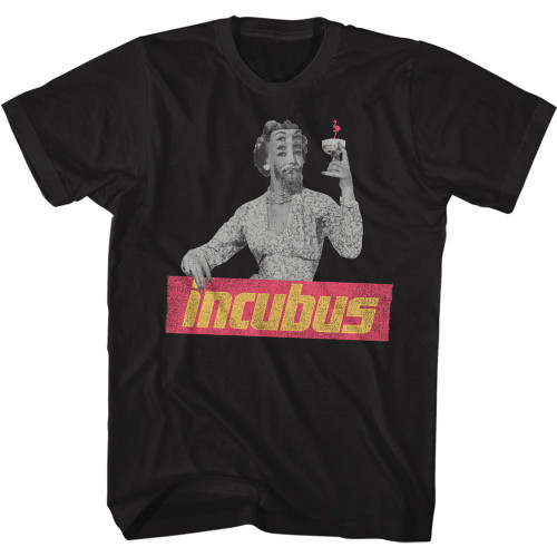 Incubus Logo Coktail black s/s tee