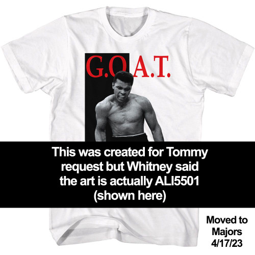 MUHAMMAD ALI ALI GOAT s/s tee