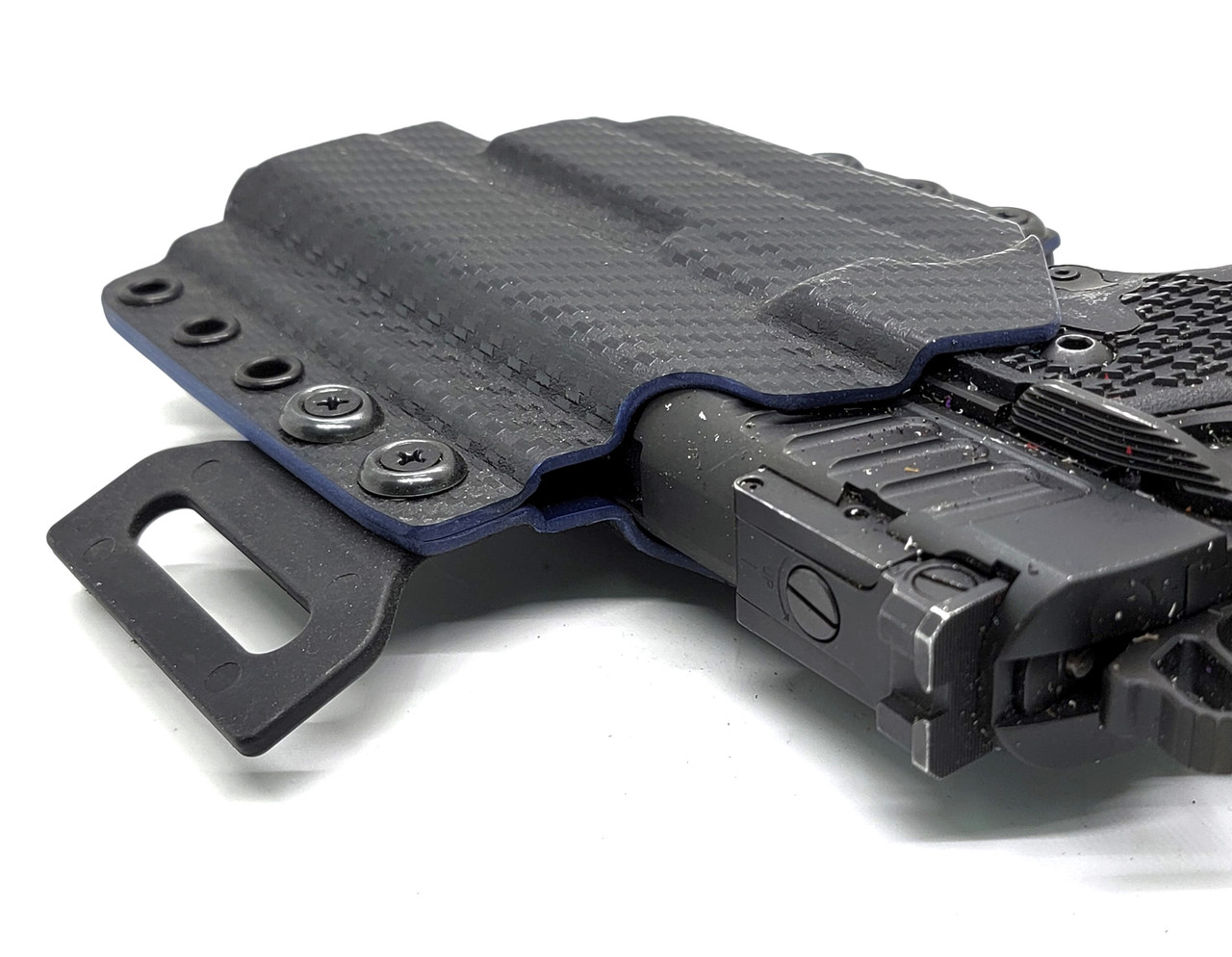 Staccato 2011 W/ Mini 2 Black Carbon W/ Police Blue Inside