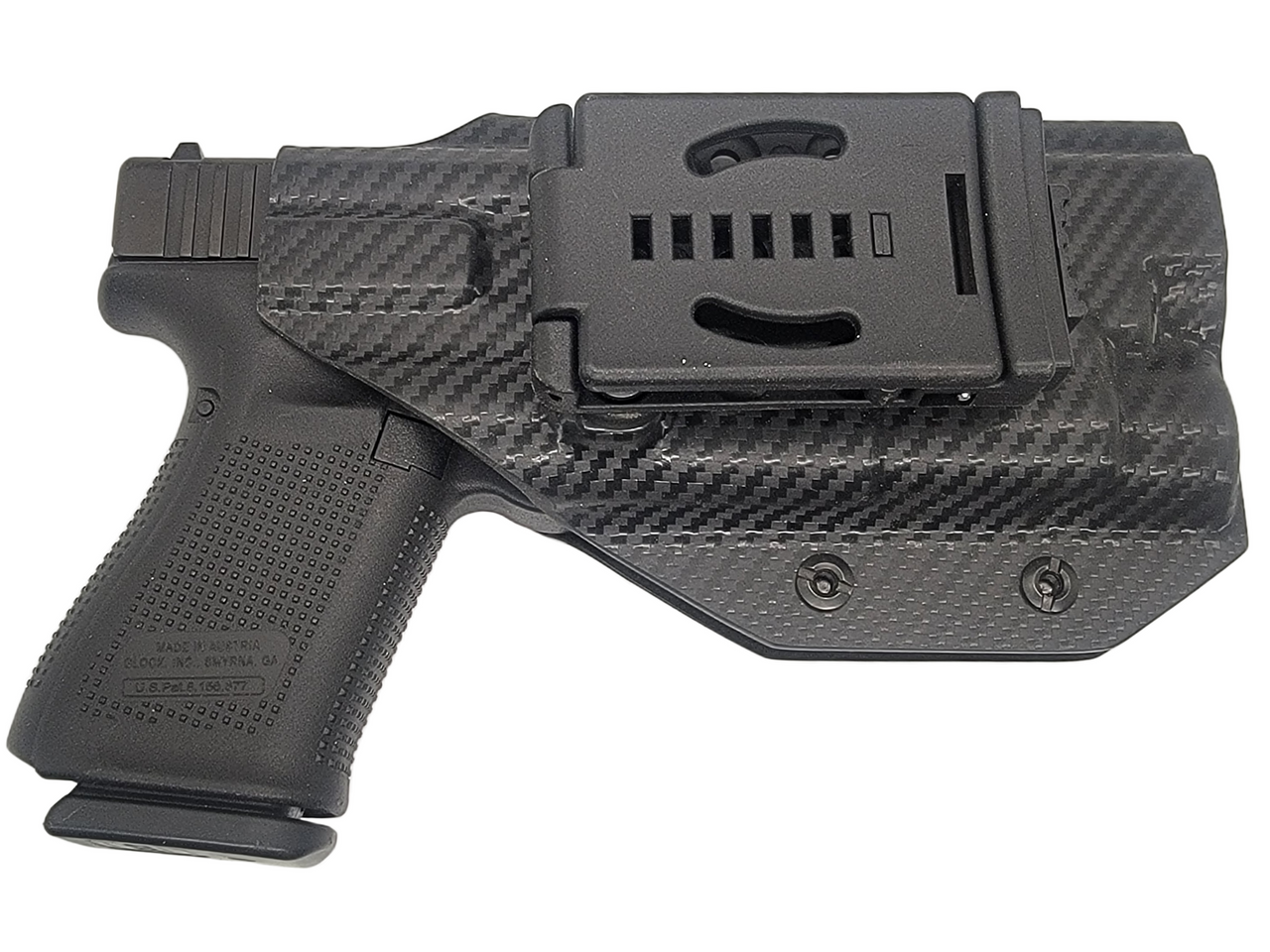 Glock 45 W/ TLR 1 Black Carbon Outside Waistband (LEFT HANDED)