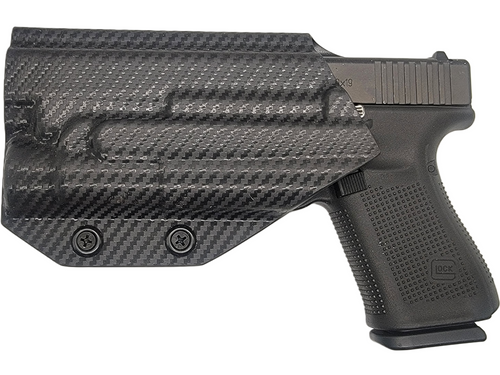 Glock 45 W/ TLR 1 Black Carbon Outside Waistband (LEFT HANDED)