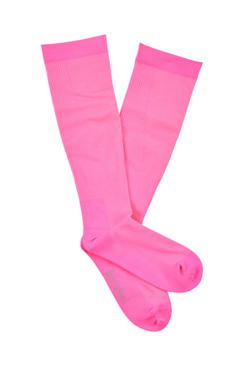 Men's Airsafe Compression Socks- Fluro Pink - socks.com.au
