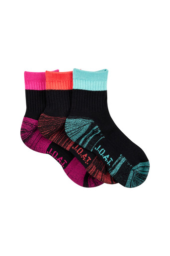 Women's Cotton Terry Half Crew Socks - 3 Pack- Work It - socks.com.au