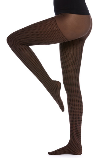 Sock CafÃ© PK1 Italian Collant Herringbone 80D