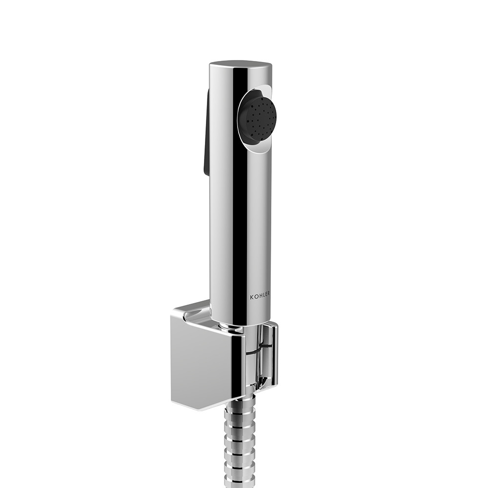 KOHLER Toilet Cuff Hygiene Spray with hose & bracket K-98100X-CP ...