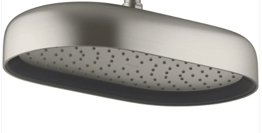 KOHLER Statement Single-Function 14'' Oblong Rainhead K-26294T-BN