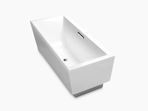 KOHLER K-18345T-0 EVOK 1.7M REC OVAL DROP-IN BATH