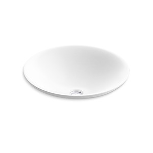 KOHLER Lavatory Veil Essential Square Vessel K-26407T-0 / KOHLER ...