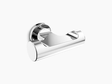 KOHLER K-9317T-CP JULY DOUBLE ROBE HOOK