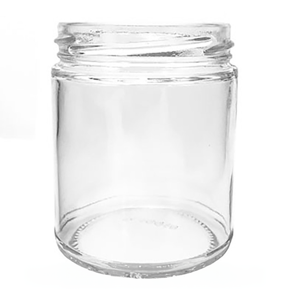Straight Sided Round Jar 9oz - Lone Star Candle Supply