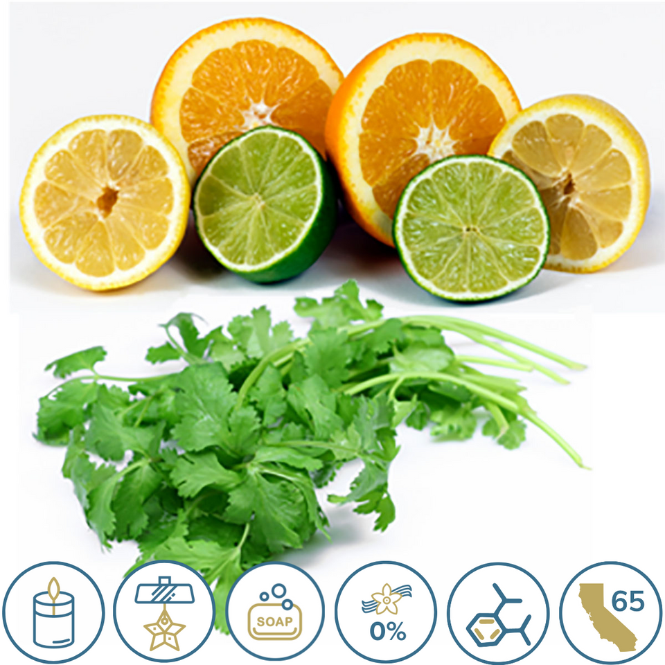 Citrus Cilantro (type) Fragrance Oil | Lone Star Candle