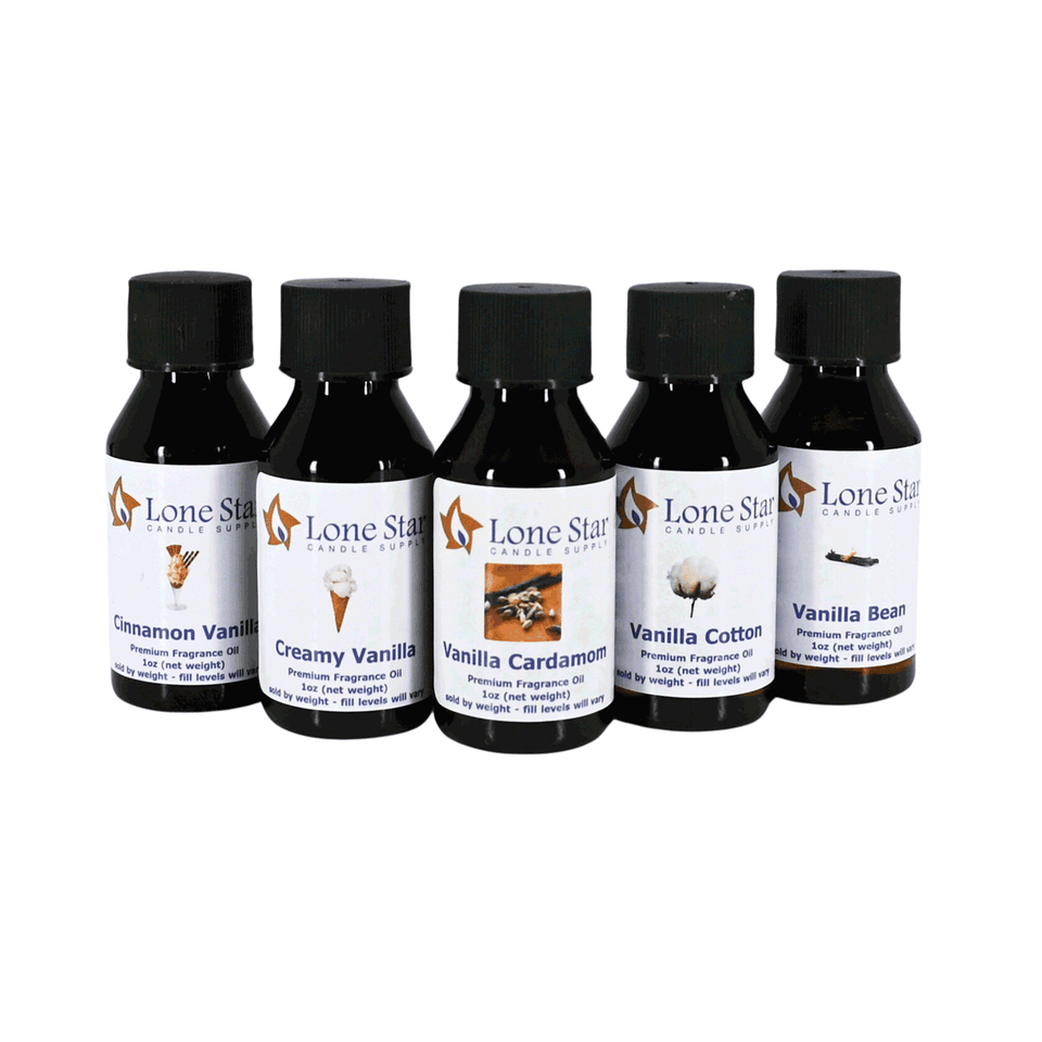 Top Selling Vanilla Fragrance Oil Sample Pack | Lone Star