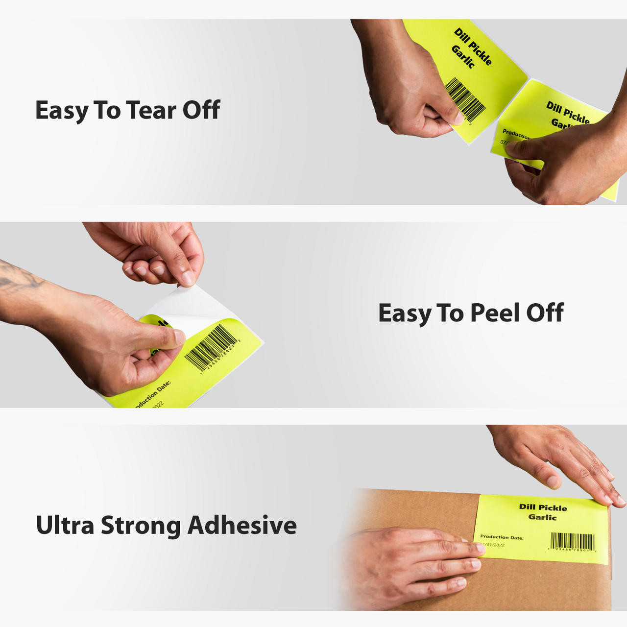 LabelJET 4"x6" Direct Thermal Label | Yellow Shipping Labels