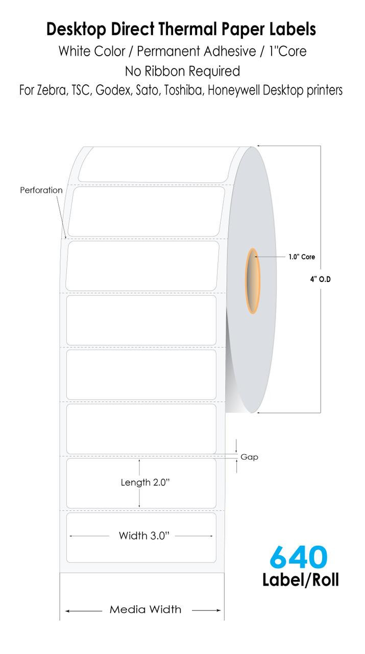 Clear Barcode Labels - Barcode stickers | OmegaBrand