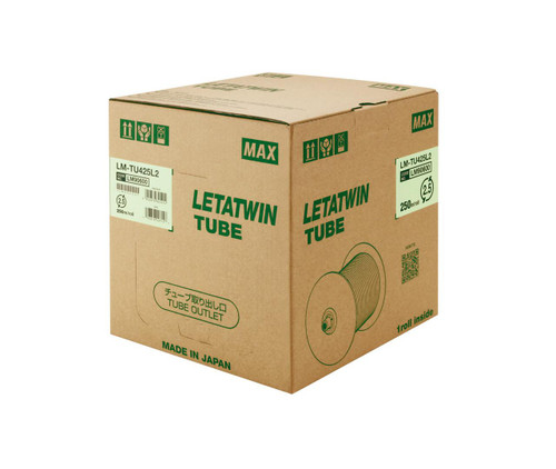 MAX Letatwin LM-TU425L2 L Tube 2.5mmx250m Vinyl PVC LM90600
