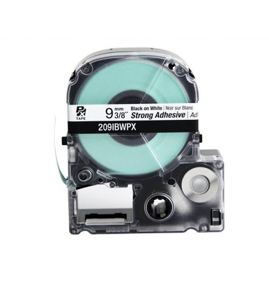 Epson 209IBWPX LabelWorks PX 3/8" Tape (9mm) Glossy Polyester