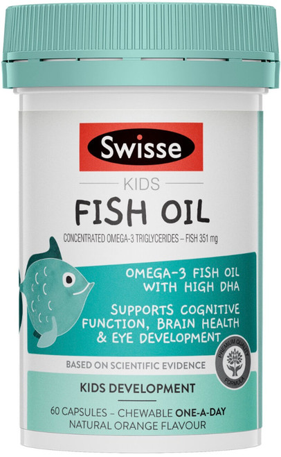 Swisse Kids Fish Oil - children,omega-3 fatty acids,EPA, DHA,brain