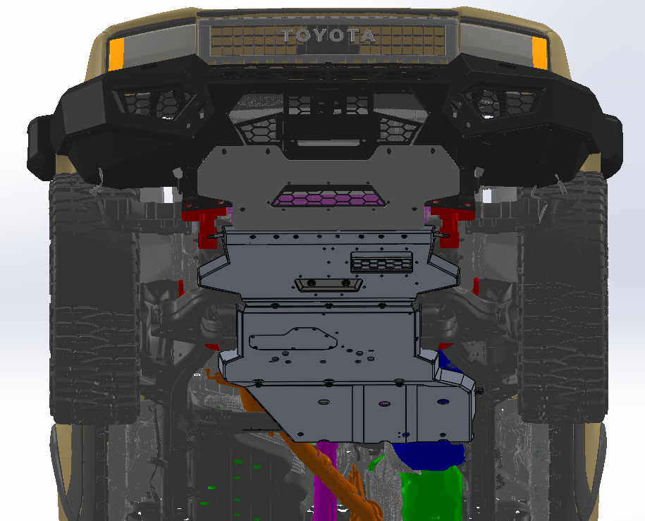 Underbody Protection, bash plates to suit Prado 250, 2024 on