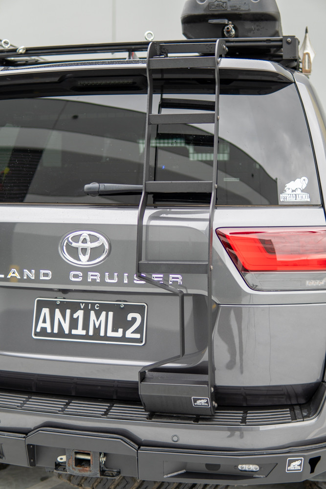 Rear door ladder to suit LC300 Toyota Landcruiser 2021 on (RL-TLC-300 ...