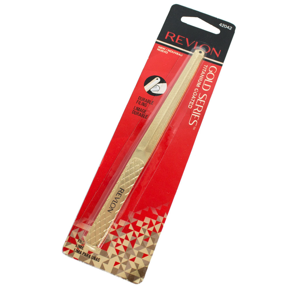 Revlon Titanium Coated Gold Series Nail File 42042 - TheMakeupExchange