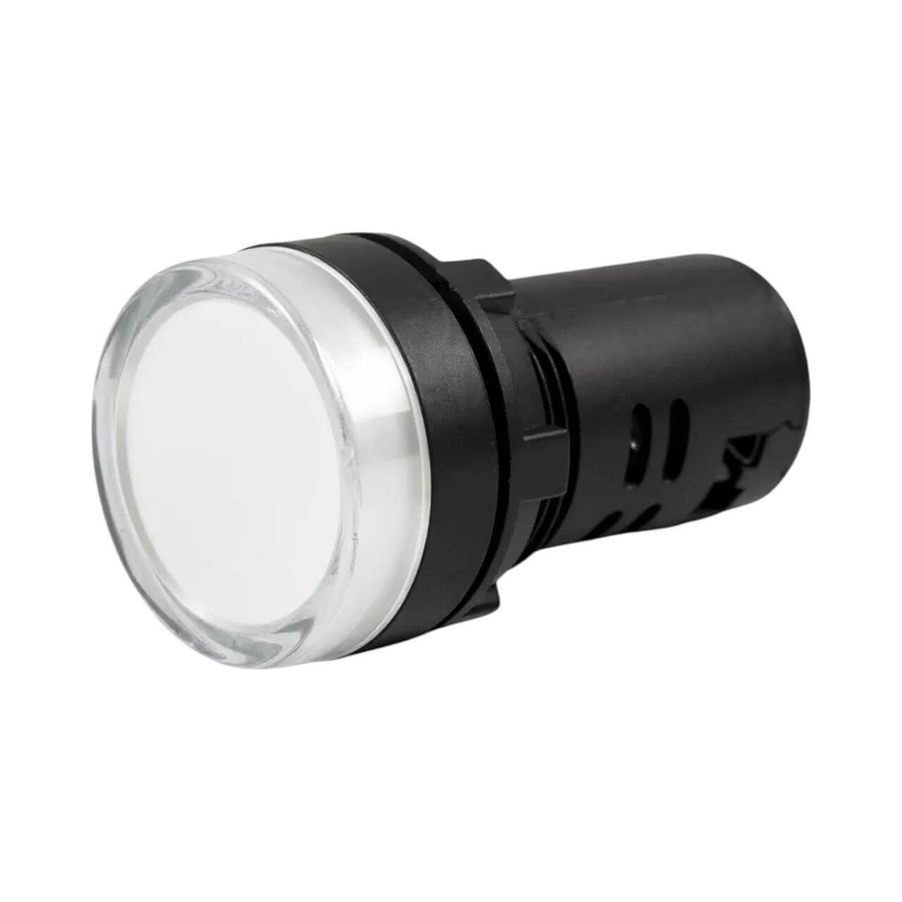 SEL 22DS LED Pilot Light, White, 48V AC/DC, 22mm Cutout, IP65, Panel ...