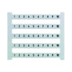 Weidmuller DEK Terminal Marker, 5x5mm, White, Snap-On for Terminal ...