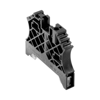 Weidmuller WEW 35/2 SW End Bracket for Terminal Blocks, Black, TS35 DIN ...